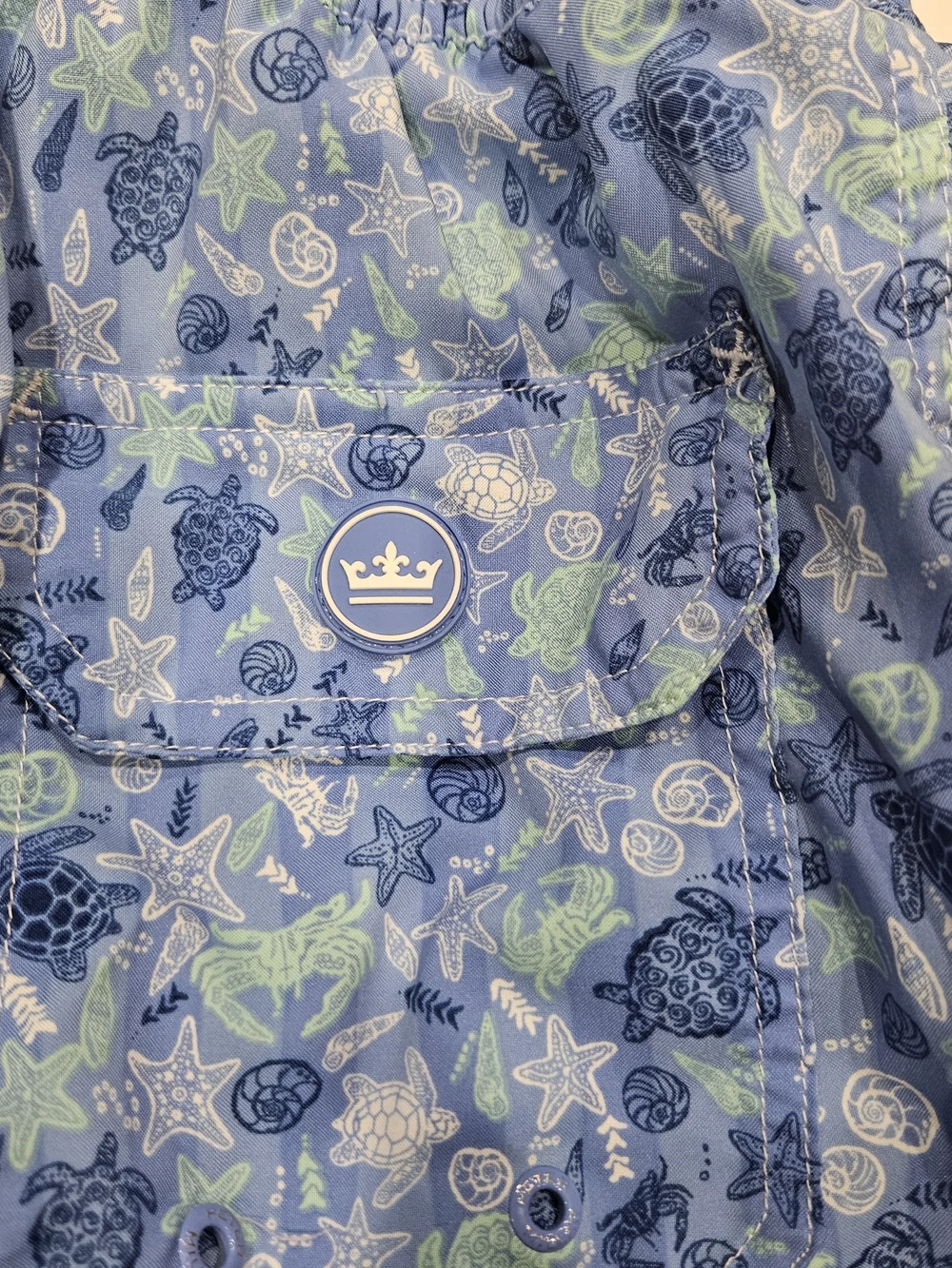 Peter Millar | Swim | Peter Millar Blue Seaside Swim Trunks | Poshmark